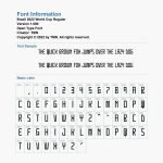 Brazil 2022 World Cup Font – Font & Vector