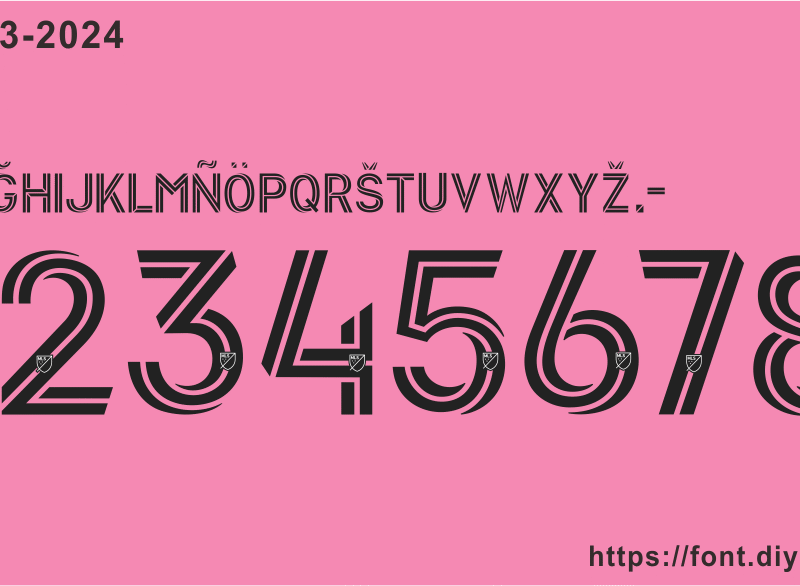Inter Miami 2023-2024 Font Download